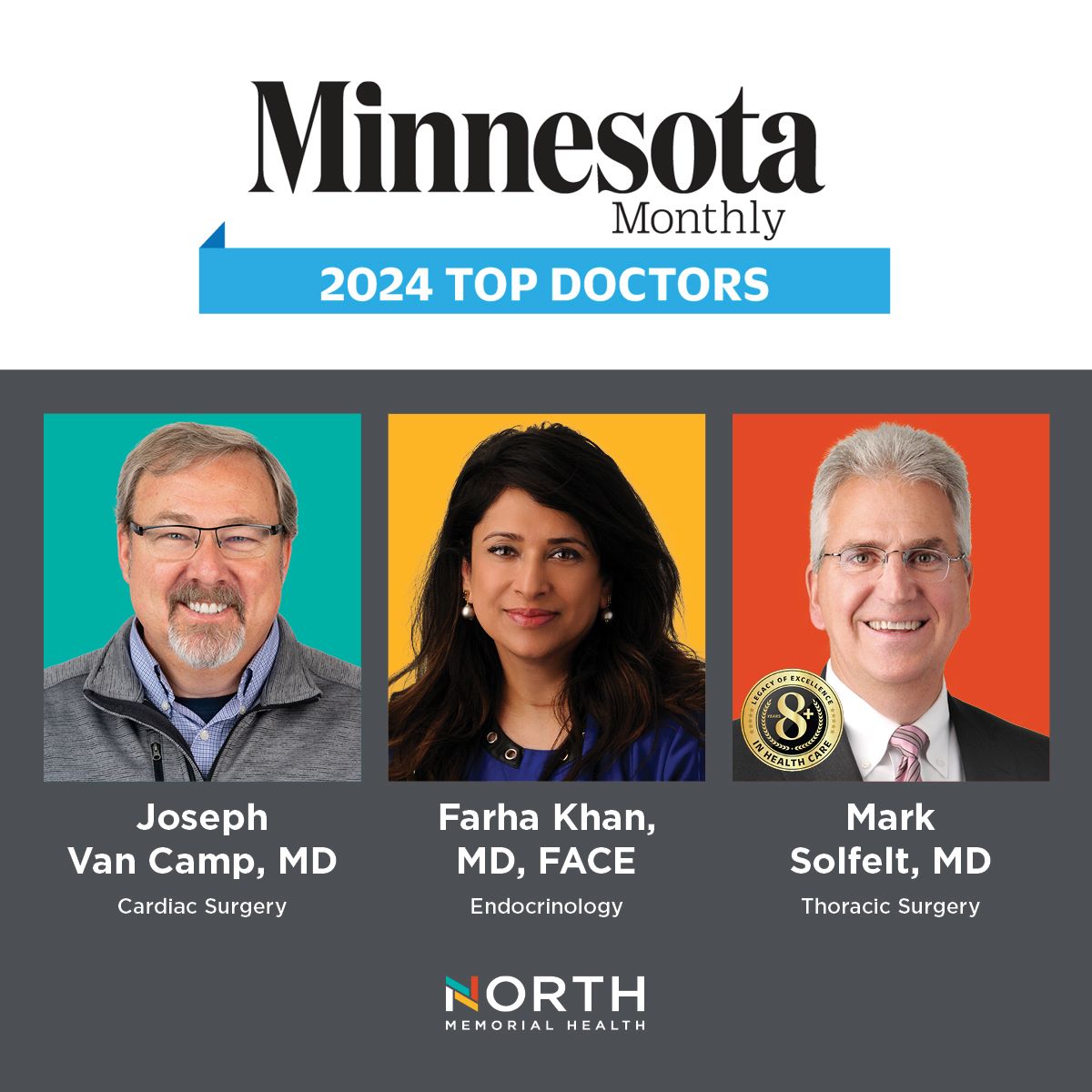 Minnesota Monthly Recognizes North Memorial Health Top Doctors - North ...